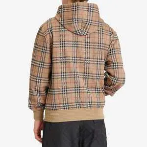 Burberry Check Zip Hoodie In Nut Ip Check - 70% Off | Editorialist
